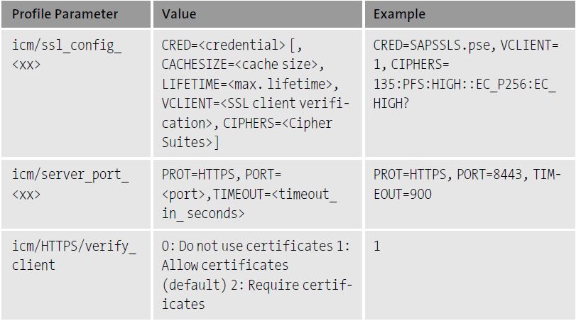 Installing Ssl In Sap Netweaver As Abap Setting System Parameters